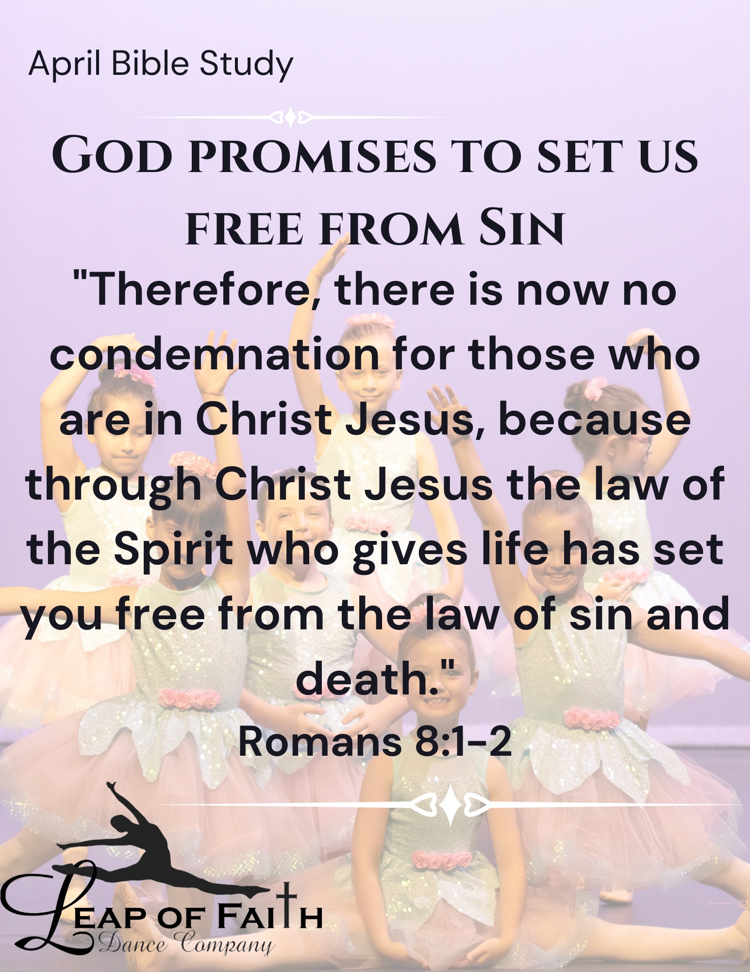 VERSE OF THE MONTH | Leap of Faith Dance Company